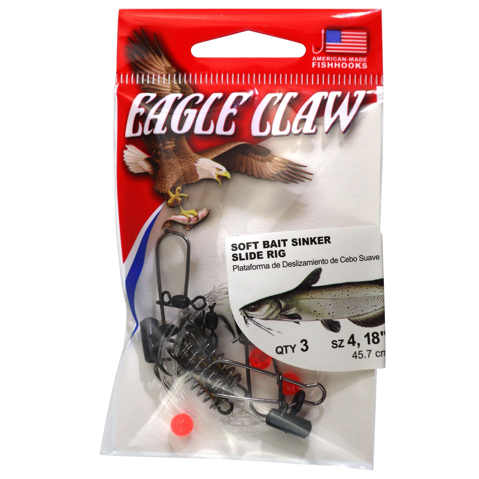 EA SoftBait Sinker Slide Rig Bronze 3pk