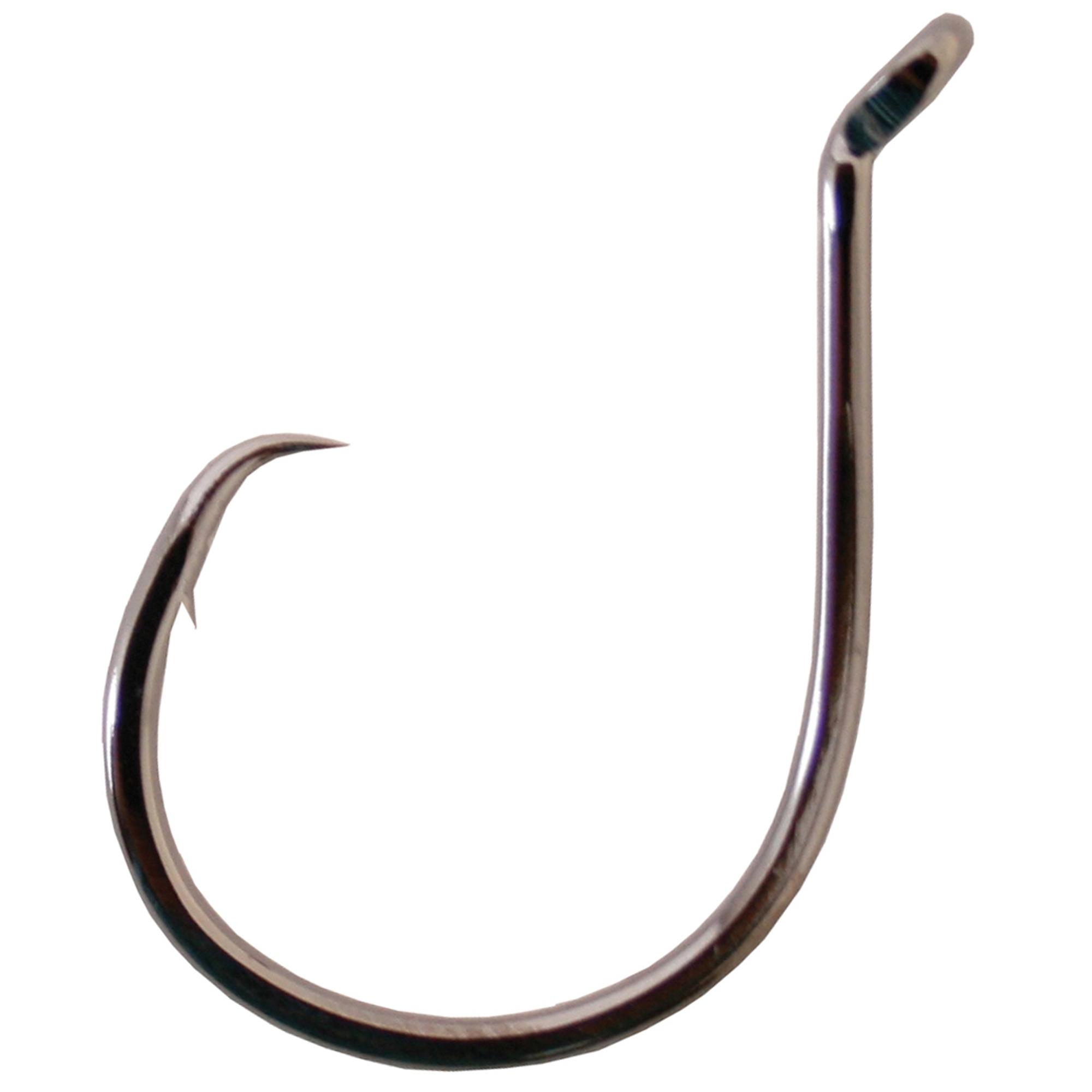 Owner SSW Circle Hook Size 10/0 Black Chrome 3pk