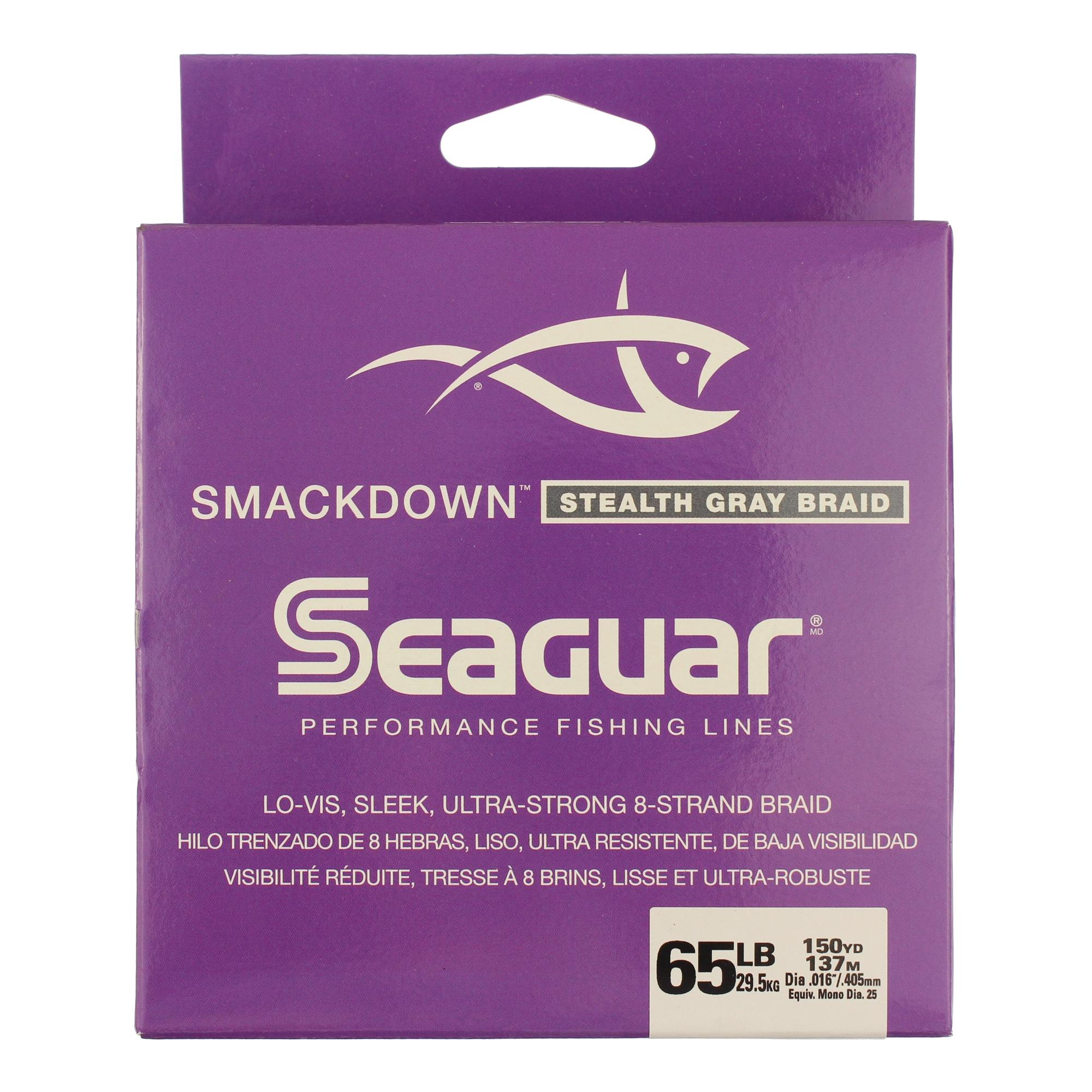 Seaguar Smackdown Braid 15 lb 150 yd Stealth Gray