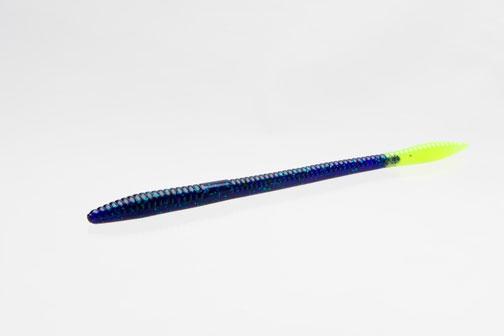 Zoom Trick Worm 6.5'' Junebug/Chartreuse 20pk