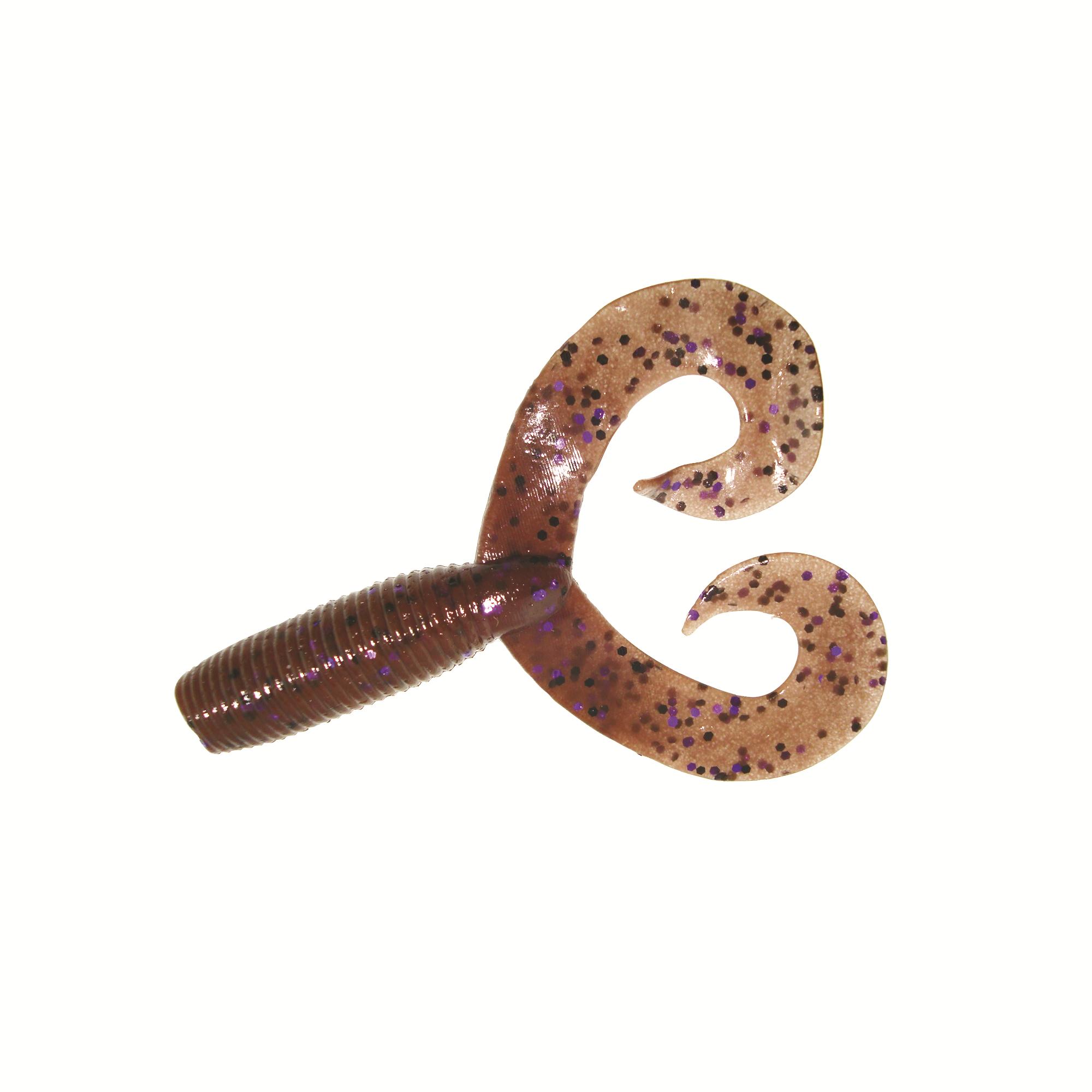 Yamamoto 5'' Double-Tail Gru Cinnamon w/Blk & Purple 20pk