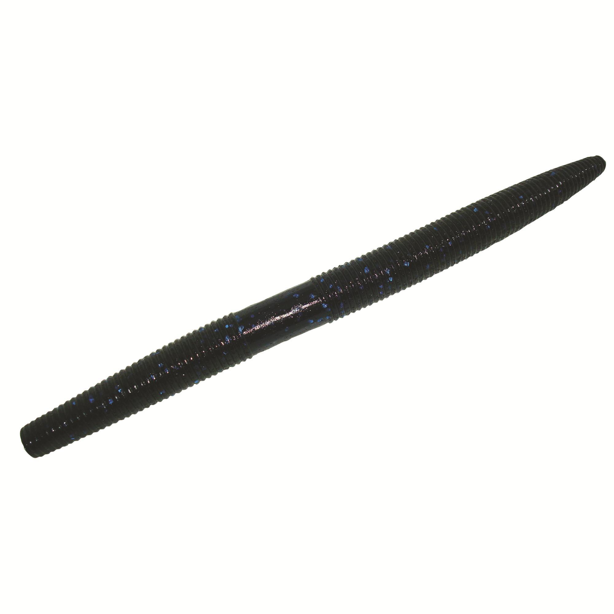 Yamamoto Senko 7'' Black w/Lg Blue Flake 5pk