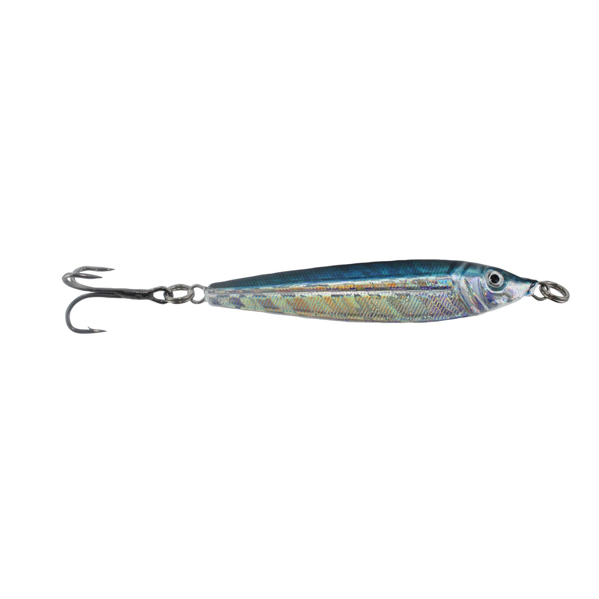 P-Line Laser Minnow 4 oz Silver Blue