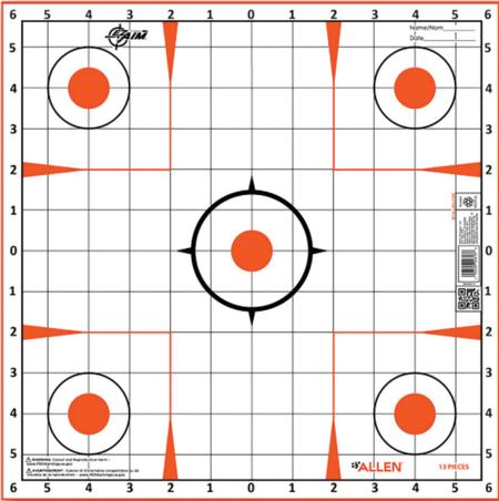 Paper Targets for Precision Shooting Practice