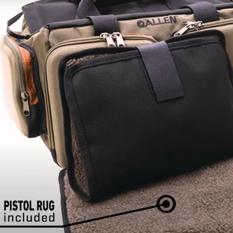 Allen Company Eliminator Range Bag in Tan: Built for Shooting Pros