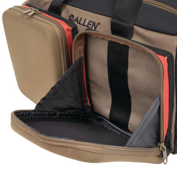 Allen Company Eliminator Range Bag in Tan: Built for Shooting Pros