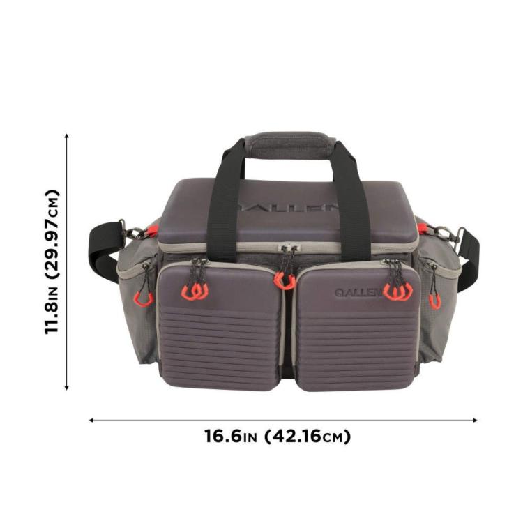Allen Competitor Premium Molded Lockable Range Bag with Fold Up Gun Mat ...