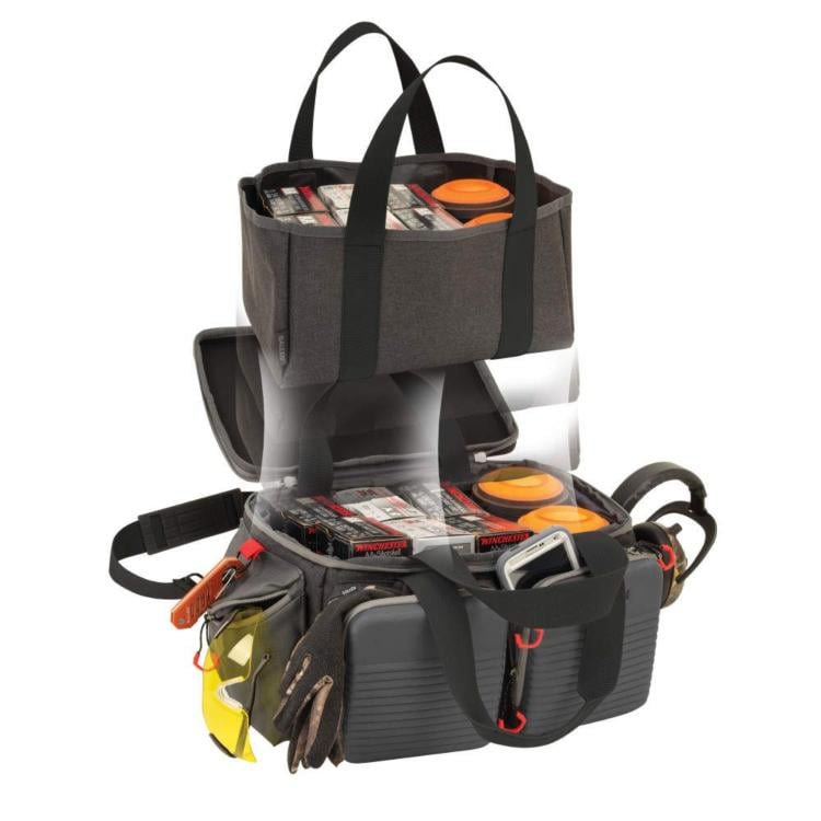 Allen Competitor Premium Molded Lockable Range Bag with Fold Up Gun Mat ...