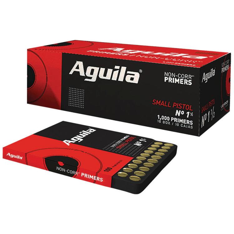 Aguila No. 1-1/2 Small Pistol Primers 1000 Count Pack