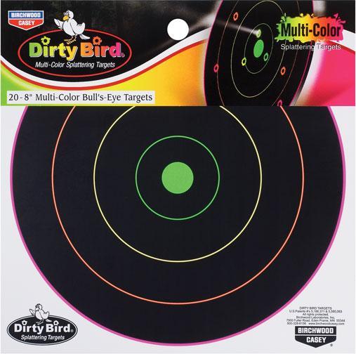 Birchwood Casey Dirty Bird Multi-Color Splattering Targets 8" T...
