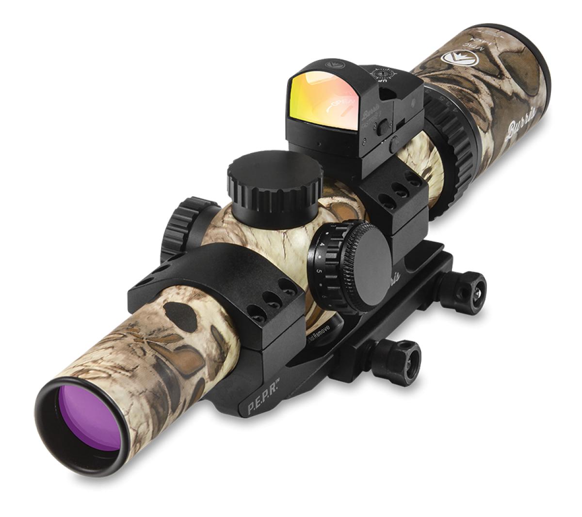 Burris MTAC Rifle Scope Combo FastFire III & PEPR Mount - 1-4x-...