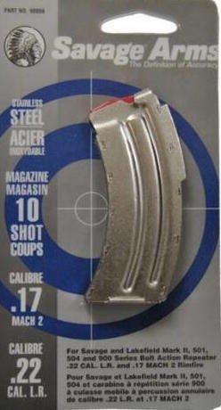 Savage Arms Mark II Series .22 LR / .17 MACH 2 Magazine Stainle...