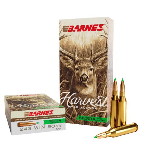 Barnes Harvest Sierra Tipped GameKing Ammunition .243 Win 90gr PT 3200 ...