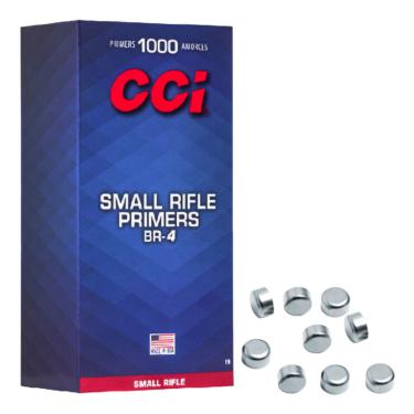 CCI Standard BR4 Small Rifle Primers 1000/ct - Reliable Ignition