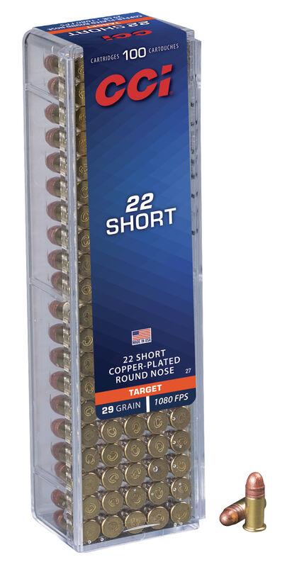 CCI CB CPRN Rimfire Ammunition .22 Short 29 gr CPRN 1080 fps 100/ct