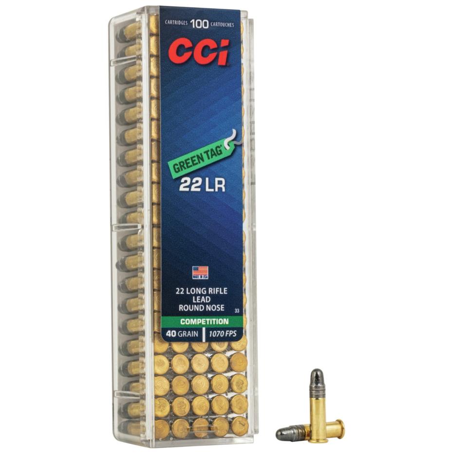CCI Standard Velocity Rimfire Ammunition .22 LR 40 gr LRN 1070 ...