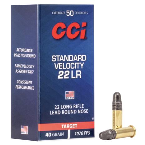 SK Long Range Match Rimfire Ammunition .22 LR 40 gr LRN 1106 fps 50/ct