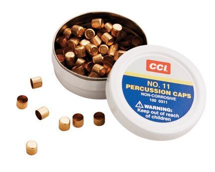 CCI #11 Percussion Caps for Muzzleloading - 1000/ct