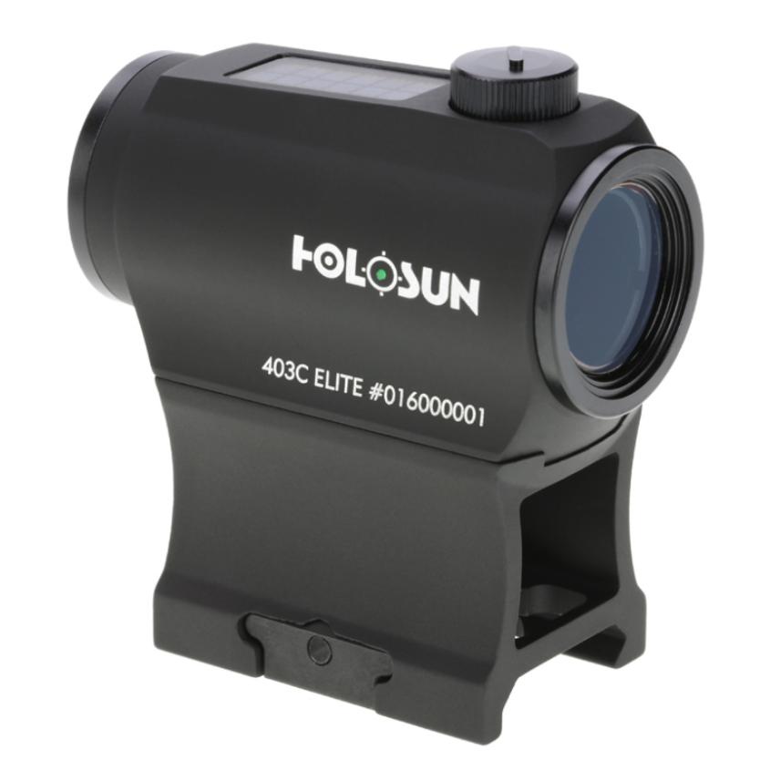 Holosun Micro Red Dot Sight HE403C-GR Elite - Green Dot/Solar Panel