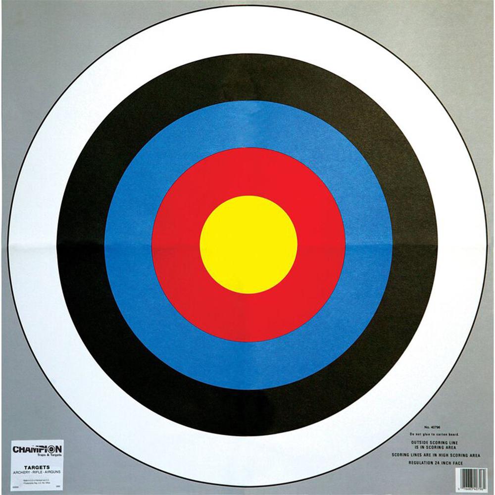 Champion Archery Target - 24" Bullseye, 2/Pack