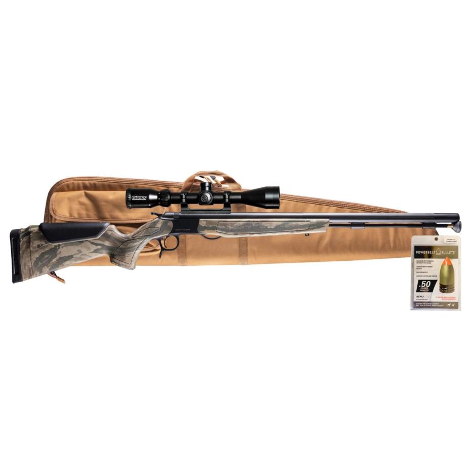 CVA Wolf V2 Muzzleloader Combo Package .50 Cal 24" Barrel Stainless ...