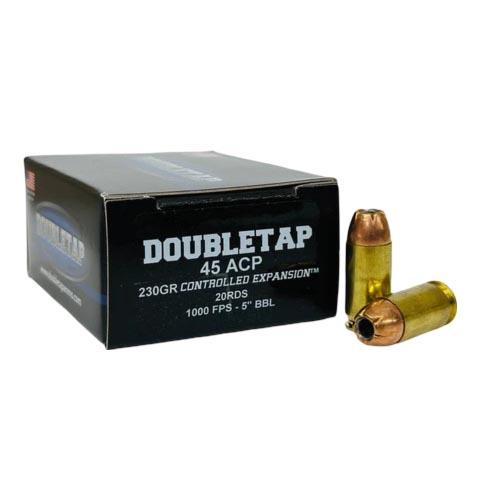 Double Tap Controlled Expansion Handgun Ammunition 45 Auto 230gr JHP ...
