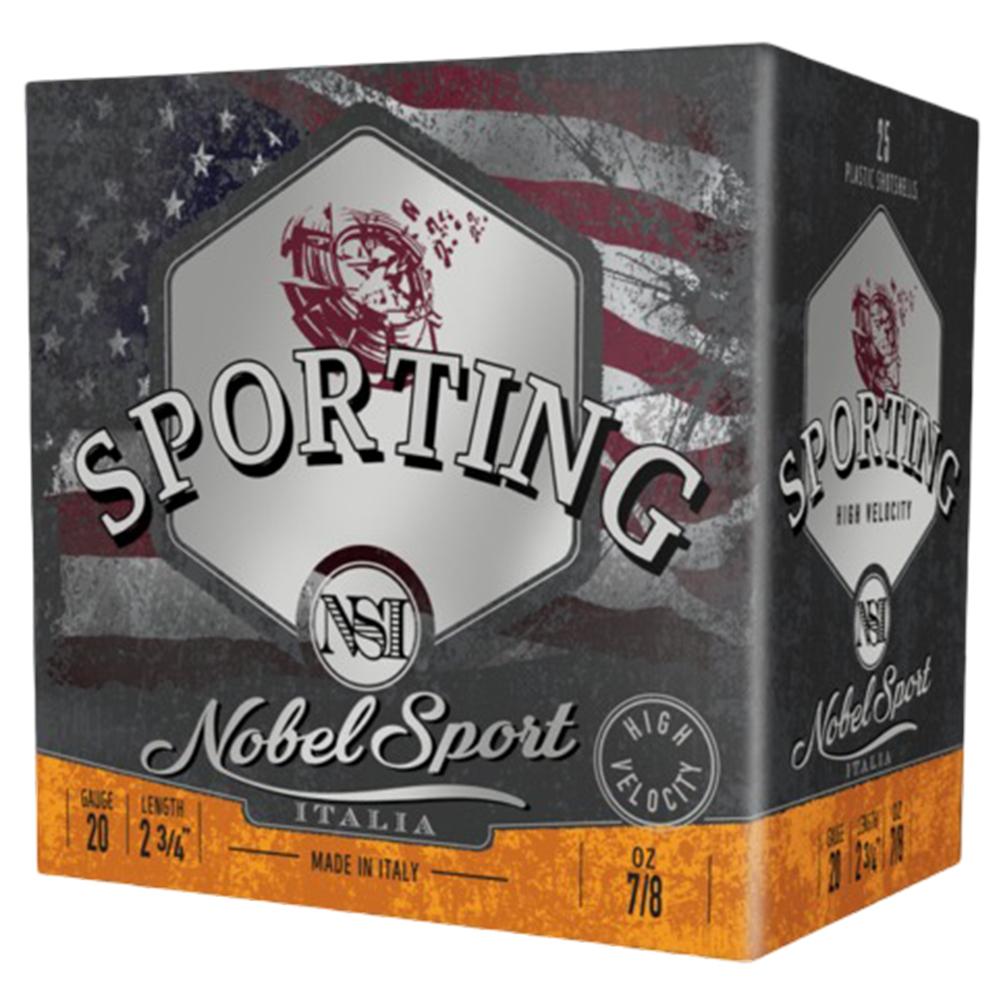Nobel Sport Target Sporting Clays Shotshells 20ga 2-3/4" 7/8oz 1275fps ...