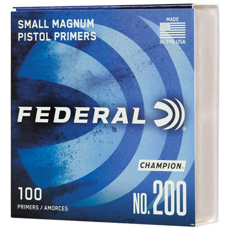 Federal Premium Champion Centerfire Primers Mag Small Pistol 1000/ct