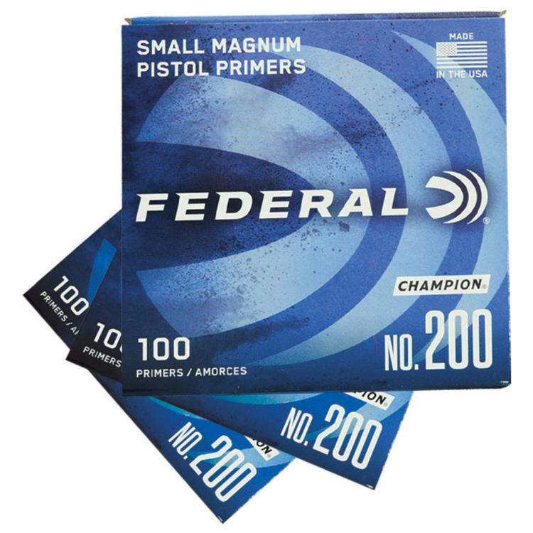 Federal Premium Champion Centerfire Primers Mag Small Pistol 1000/ct