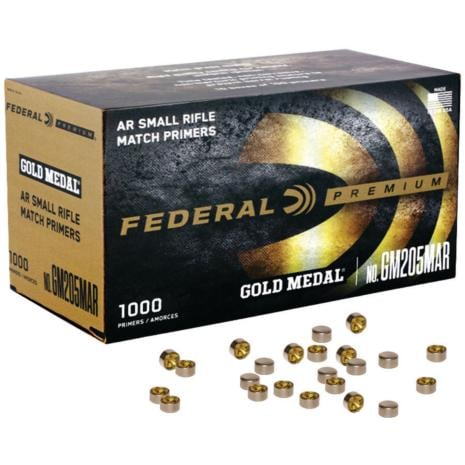 Federal Premium Gold Medal Centerfire Primers-Large Rifle Match