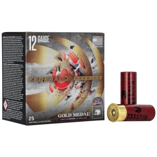 Federal Gold Medal Grand Paper Shotshells 12 ga 2-3/4" 1oz 1290...