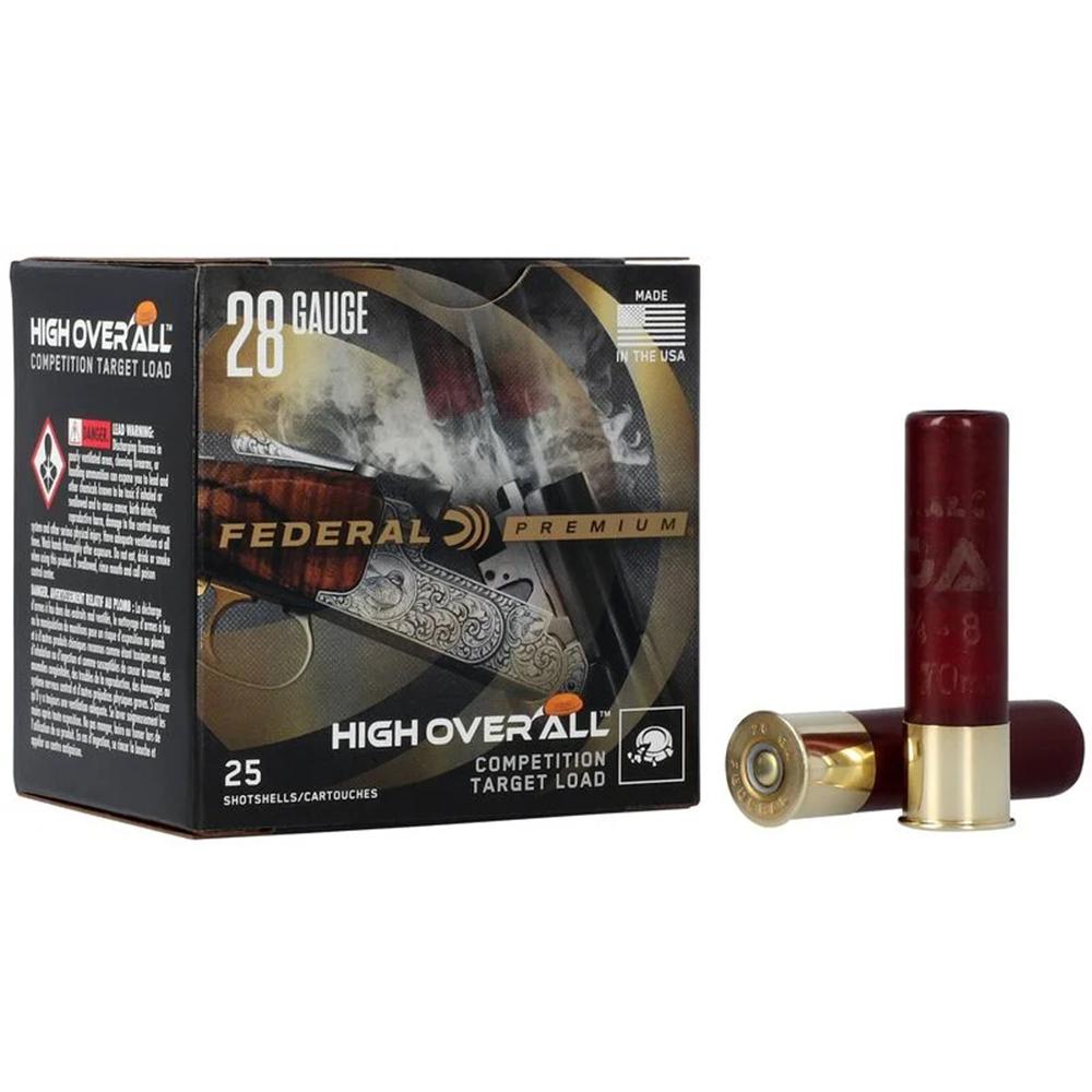 FEDERAL PREMIUM HOA 28GA 2 3/4 IN 3/4 OZ 1,250 FPS 2 DRAM 8 AMMO 25RD