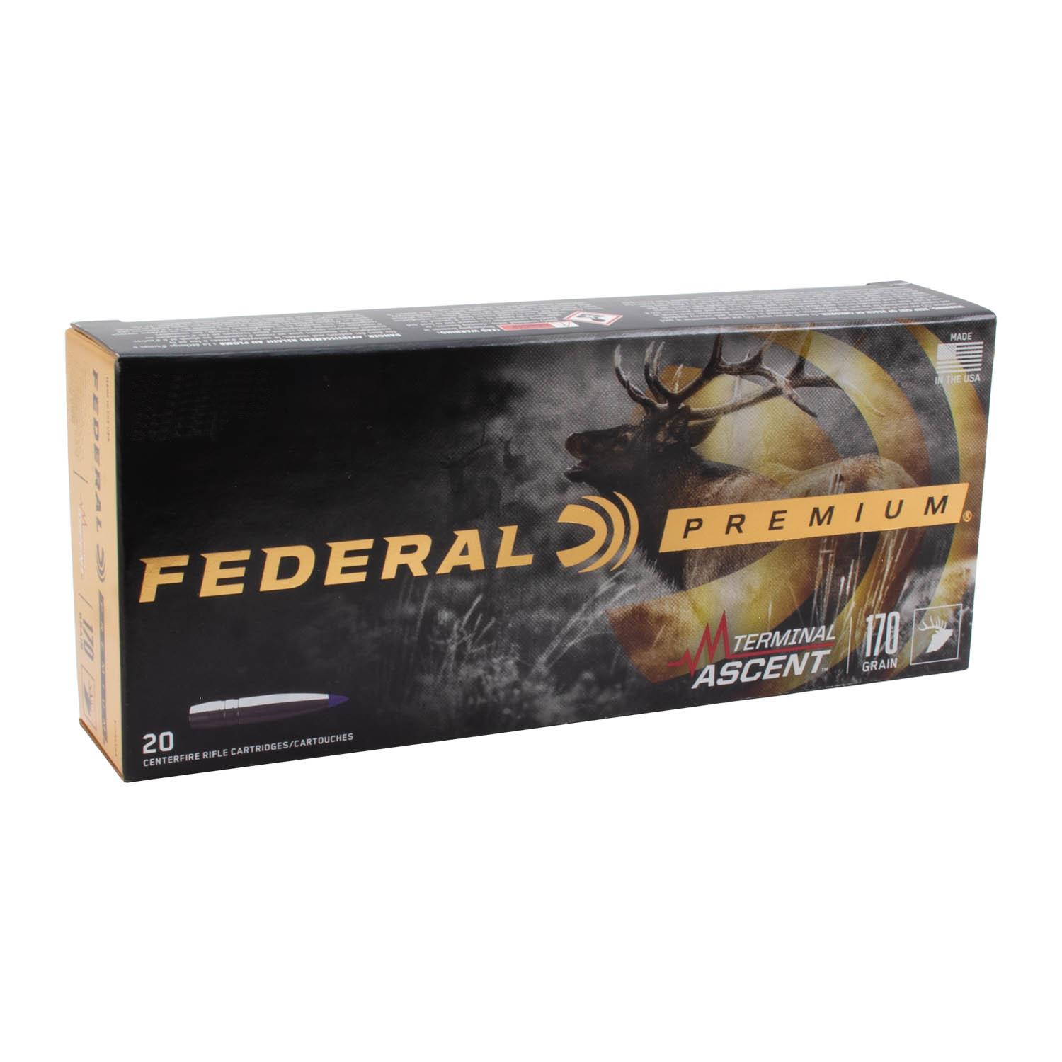 Federal Terminal Ascent Rifle Ammunition 7mm Backcountry 170gr PT 2950 ...