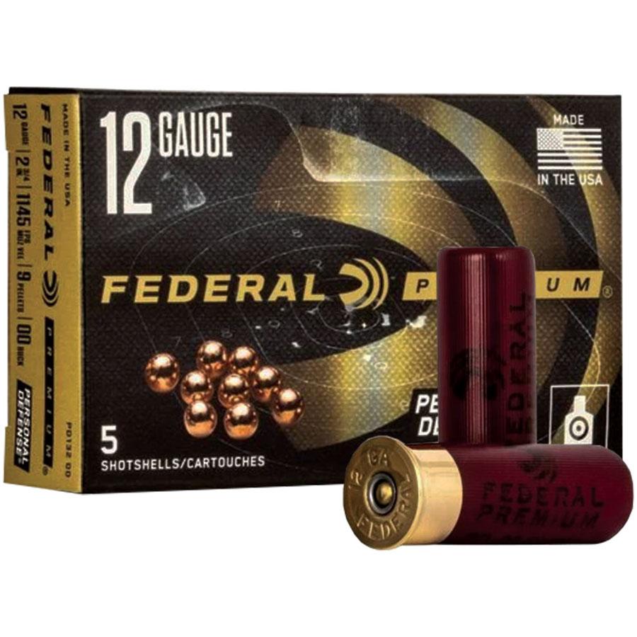 Federal Premium Personal Defense 12 ga 2 3/4" MAX 9 plts #00 11...