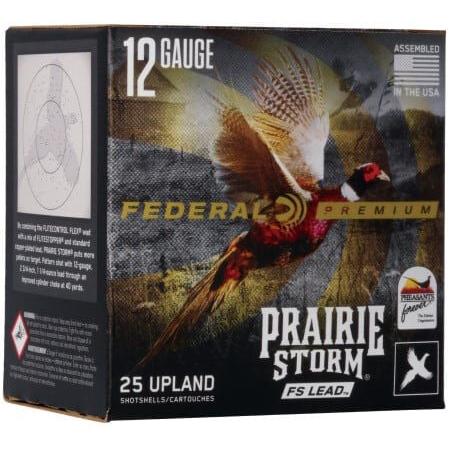 Federal Prairie Storm FS Lead Shotshells 12ga 2-3/4" 1-1/4oz 1330 fps ...