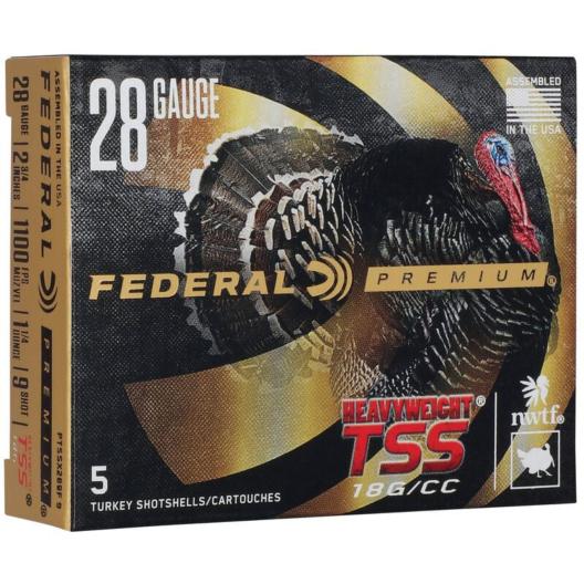 Federal Premium Turkey Heavyweight TSS Shotshell 28ga 2-3/4" 1-1/4oz ...