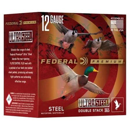 Federal Premium Ultra Steel Shotshells 12ga 3" 1-1/4oz 1450 fps #2 & #5 ...