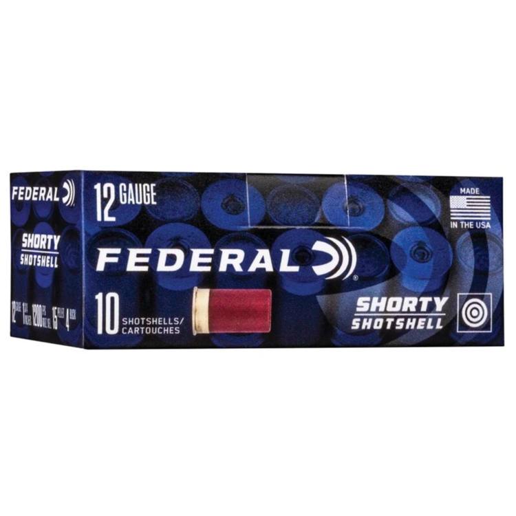 Federal Mini Shotshell 12ga 1-3/4" 4 Buckshot 10/ct