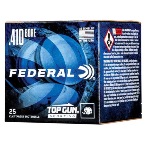 Federal Top Gun Sporting Shotshells .410 2-1/2" 1/2 oz 1330 fps...
