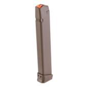 Glock Handgun Magazine 9mm 33rd - FDE Mag Floor Plate / Orange...