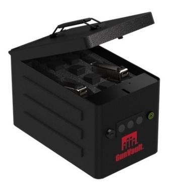 GunVault Range Vault Combination Box Safe for 2 Handguns