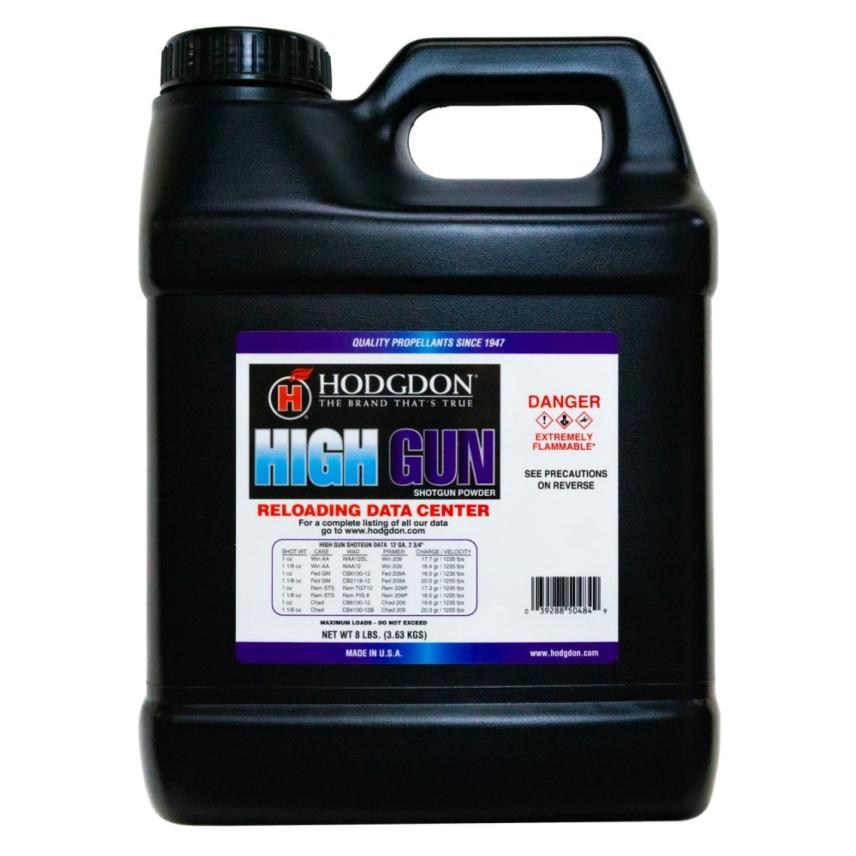 Hodgdon High Gun Shotgun/Pistol Powder - 8lbs