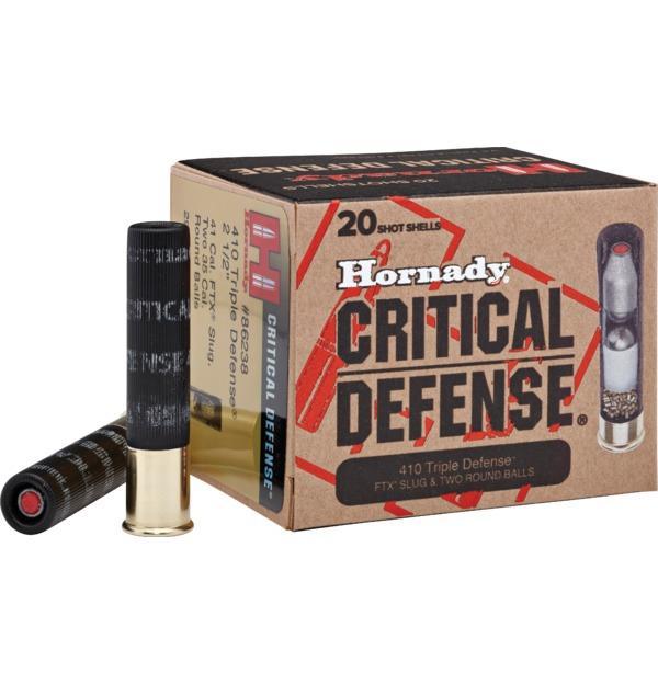 Hornady 410 Critical Defense Shotgun Ammunition - .410 ga - 2 ...