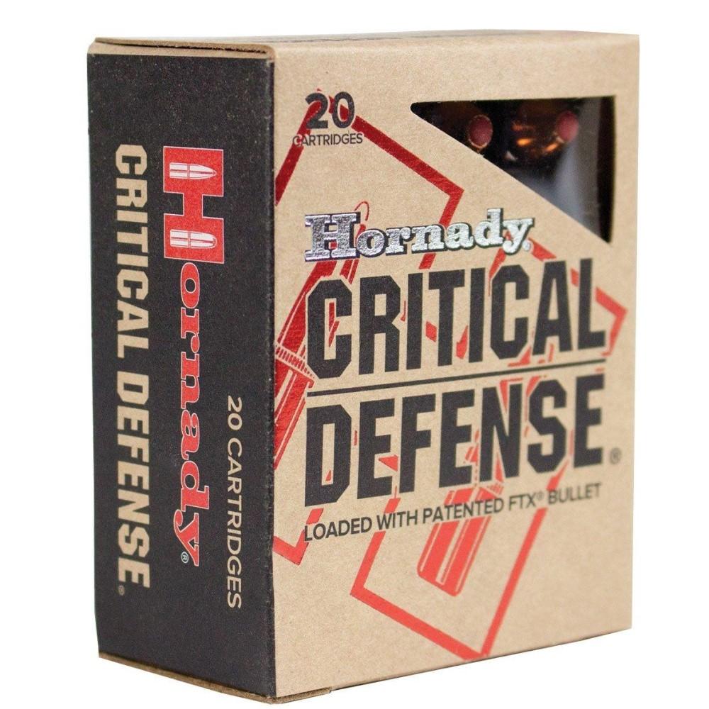 Hornady Critical Defense Handgun Ammo .45 ACP 185 gr FTX 1000 f...