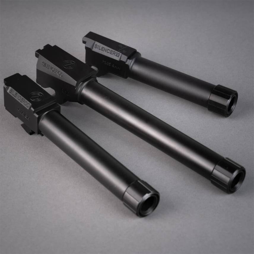 SilencerCo Threaded Barrel for Beretta 92FS/M9 9mm Luger 1/2x28 5.3" Black