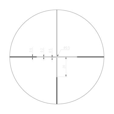 Riton 1 Primal Rifle Scope 4-12x50 1" SFP RDH Reticle Illum - Black