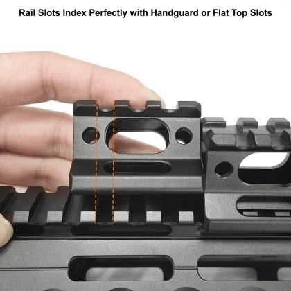 Leapers UTG Super Slim Picatinny Riser Mount 1 Inch High, 3 Slots