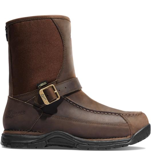 Danner Sharptail Rear Zip 10 Dark Brown Boots