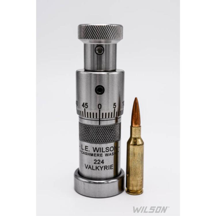 L.E. Wilson Stainless Steel Bullet Seater Die with Micrometer ...