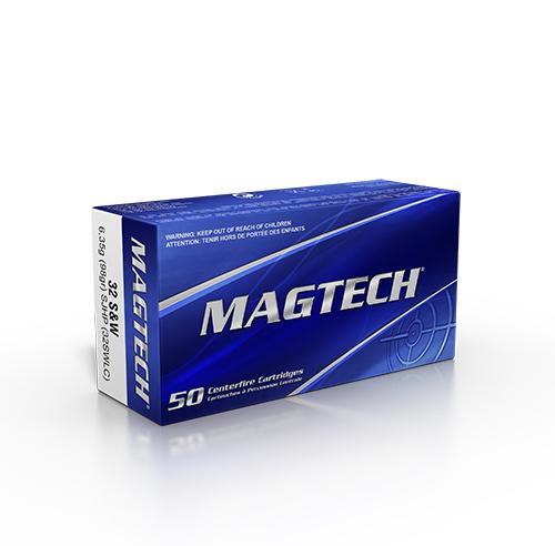 MagTech Handgun Ammunition .32 S&W 98 gr SJHP 778 fps 50/box